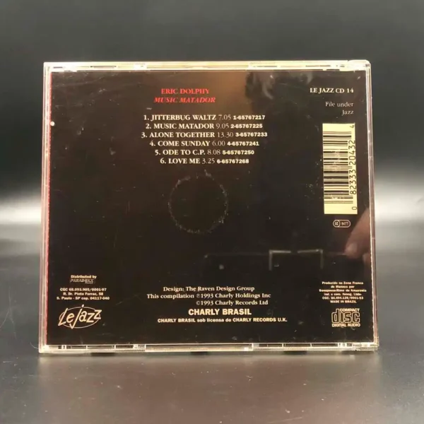 Eric Dolphy – Music Matador - Sonic Discos