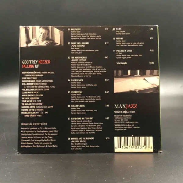 Geoffrey Keezer – Falling Up - Sonic Discos