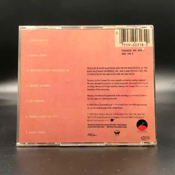 Grover Washington Jr. – Inside Moves - Sonic Discos
