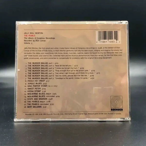 Jelly Roll Morton – The Pearls: The Library Of Congress Recordings ...